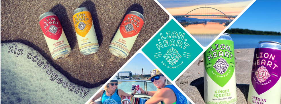 Lion Heart Dry Kombucha | Craft brewed in Portland, Oregon, since 2010